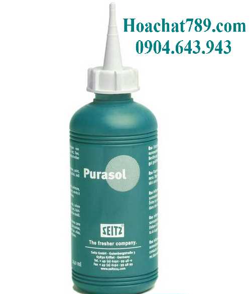 Chất tẩy điểm sau giặt PURASOL giúp loại bỏ các vết bẩn có thể tan ...