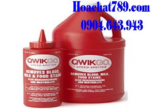 Sppoting removes removes food, blood and milk stains Quickgo