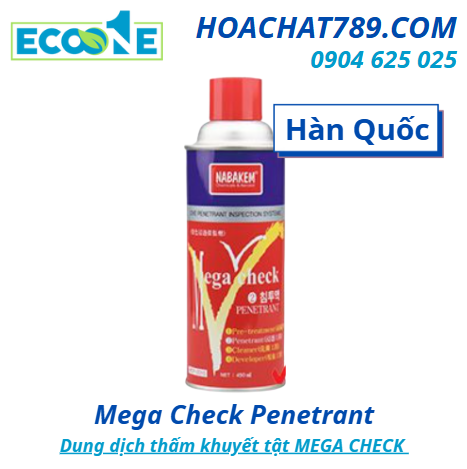 Dung dịch thấm khuyết tật MEGA CHECK Nabakem – Kiểm tra vết nứt mối hàn ...